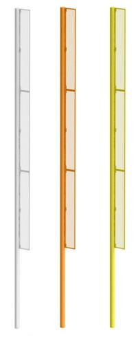 Gill Athletics Baseball In-Ground or Surface Mount Foul Poles (Pair) 32 ...