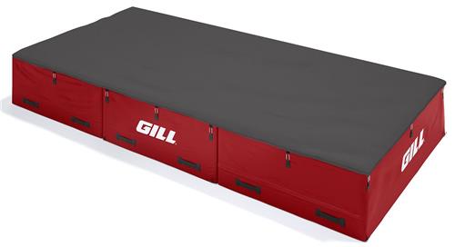 Gill Athletics S1 High Jump Landing System Red Vinyl Base (16'6" x 8' x ...