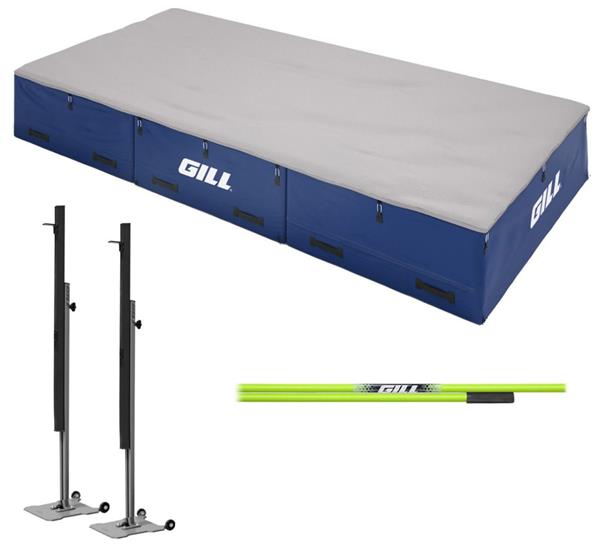 Gill Athletics S1 High Jump Value Pack Landing System Royal Vinyl Base ...