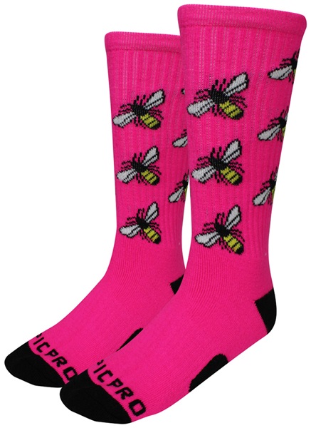 HONEY BEES - Cute Novelty Fun Design Crew-Socks (1-Pair) - Soccer ...