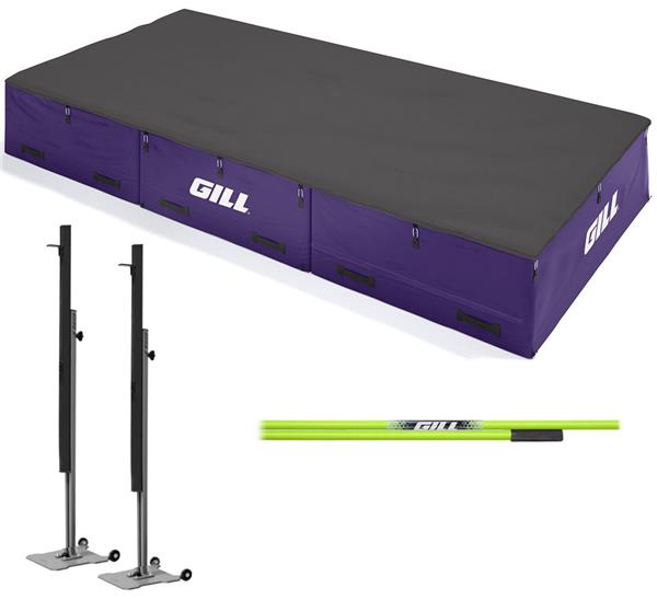 Gill Athletics S1 High Jump Value Pack Landing System Purple Vinyl Base ...