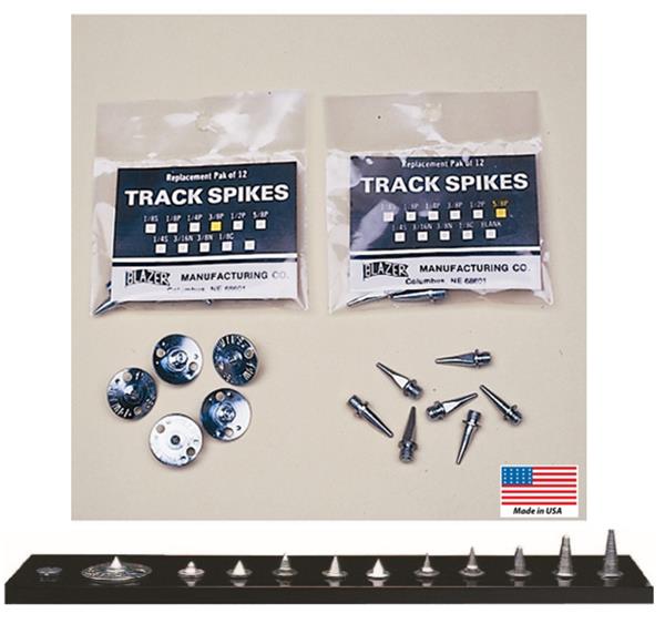 Blazer Athletic Steel Track Spikes Without Wrench (100 Spikes/Bag ...