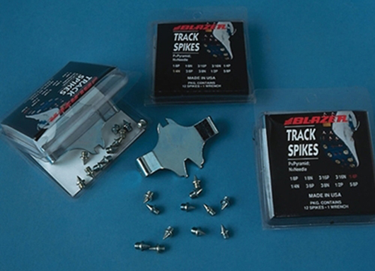 Blazer Athletic Steel Track Spikes With Wrench - 12 Spikes/Bag Clam ...