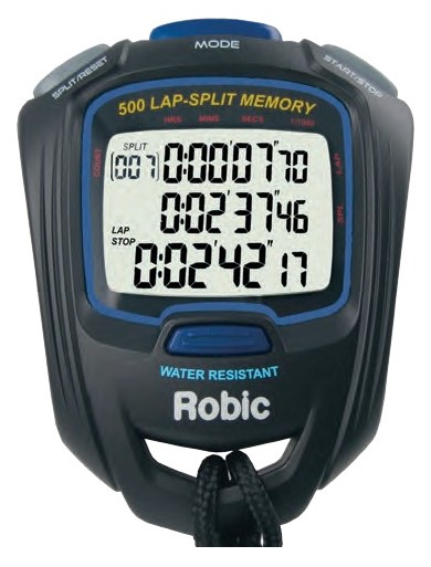 Blazer Athletic Robic SC-757W 500 Dual Memory Stopwatch 4956 - Baseball ...