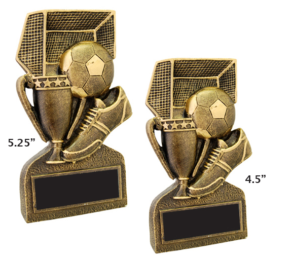 Goal, Ball, Shoe Trophy - Custom Soccer Trophys Trophies - Soccer ...