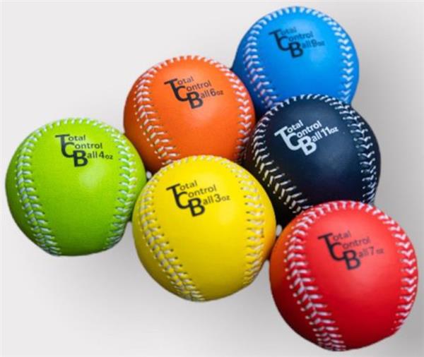Total Control Leather Weighted Training Ball Set (6 Pack) - Baseball ...