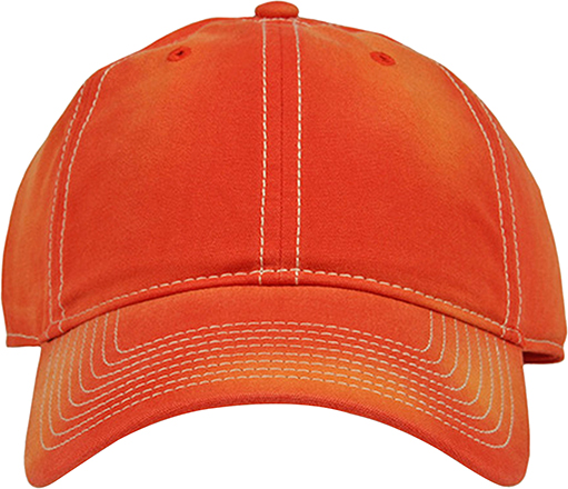 Enzyme Washed, Slide Buckle Closure Canvas Cap (Red) - Closeout Sale