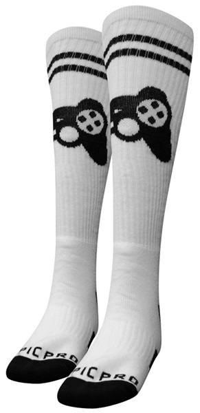 GAME CONTROLLER - Cute Novelty Fun Design Knee-High-Socks (1-Pair ...