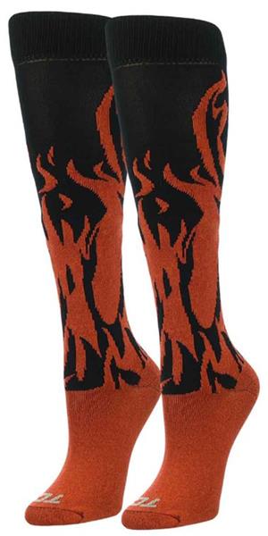 TCK Krazisox Over Calf Flames Socks LPFLM - Soccer Equipment and Gear
