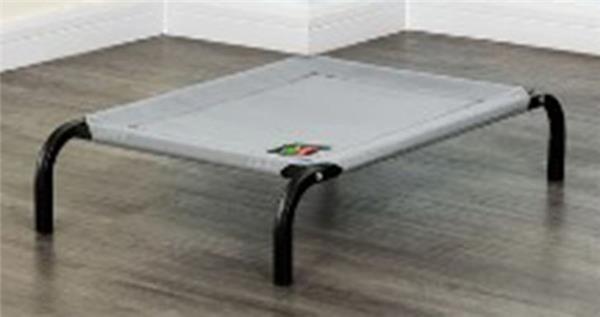 Go Pet Club Elevated Cooling Pet Cot Bed in Solid Gray Available in 28 ...