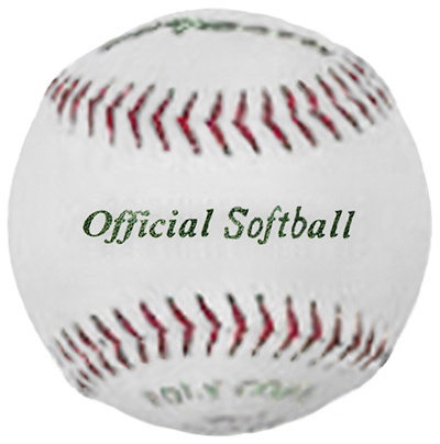 Martin Official 11" or 12" White Softballs - Baseball Equipment & Gear