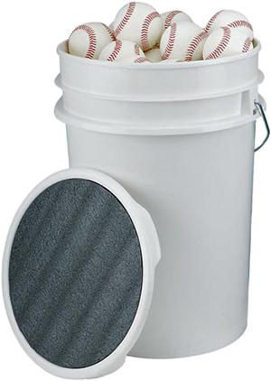 Martin Sports 6 Gallon Baseball Bucket with Padded Lid - Baseball ...
