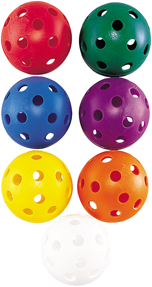 Martin Sports Plastic Softballs (1 Dozen) - Baseball Equipment & Gear