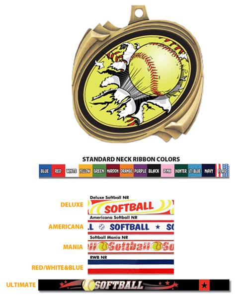 Hasty Hurricane Medal Softball Bust-Out Insert - Baseball Equipment & Gear
