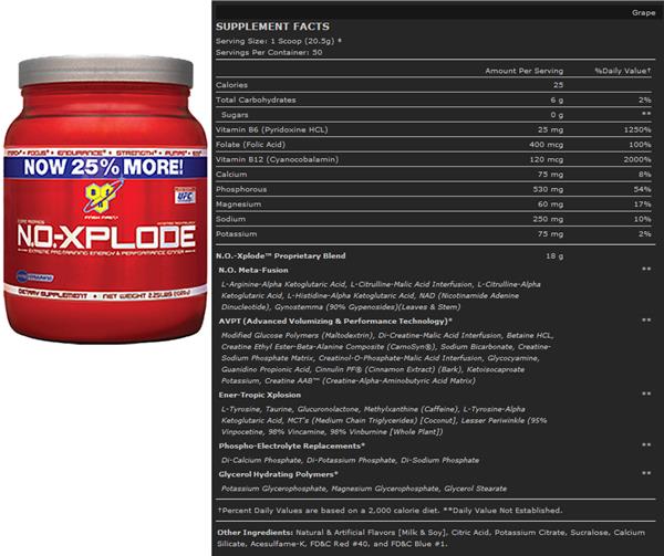 N.O.-XPLODE Grape Extreme Igniter - Closeout Sale - Soccer Equipment ...