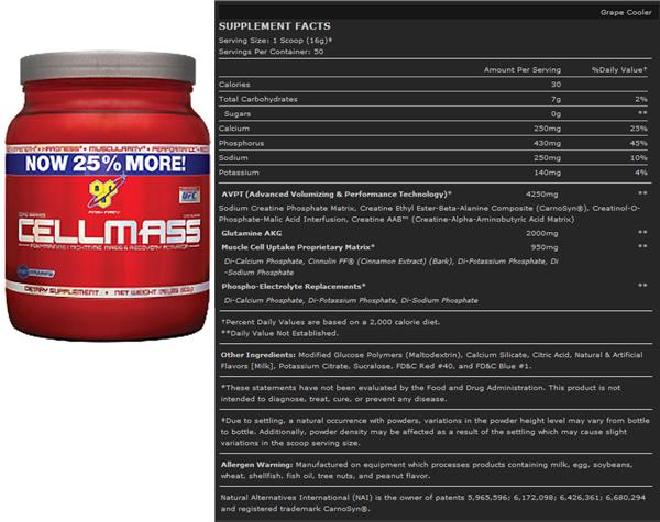 CELLMASS Grape Cooler Mass & Recovery Activator - Closeout Sale ...
