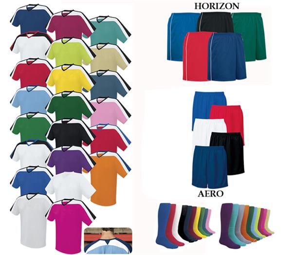 High 5 CASCADE Custom Soccer Uniform Kits - Soccer Equipment and Gear