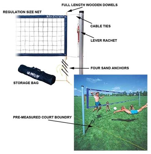 Park & Sun Sports Tournament 4000T Volleyball Set - Volleyball ...
