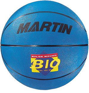 Martin Sports Assorted Colors Rubber Basketballs - Basketball Equipment ...