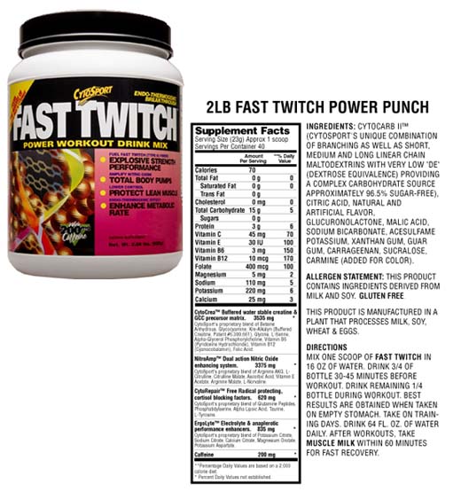 Fast Twitch Power Punch Workout Mix - Closeout Sale - Soccer Equipment ...