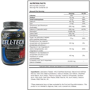 MuscleTech Hardcore Cell-Tech Creatine Fruit Punch - Soccer Equipment ...