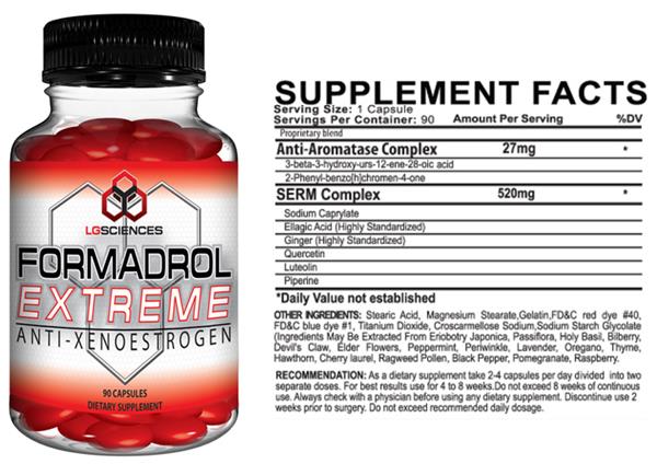 Formadrol Extreme Testosterone Enhancer 90 Caps - Closeout Sale ...