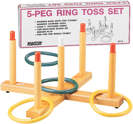 Martin Sports Ring Toss Game - Playground Equipment and Gear