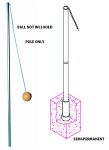 How Tall Tetherball Pole