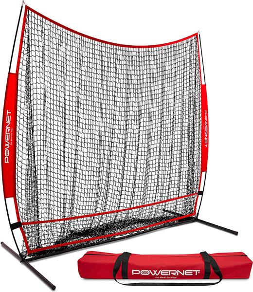 PowerNet Baseball Softball 7x7 Full Mouth Net 1217 - Baseball Equipment ...
