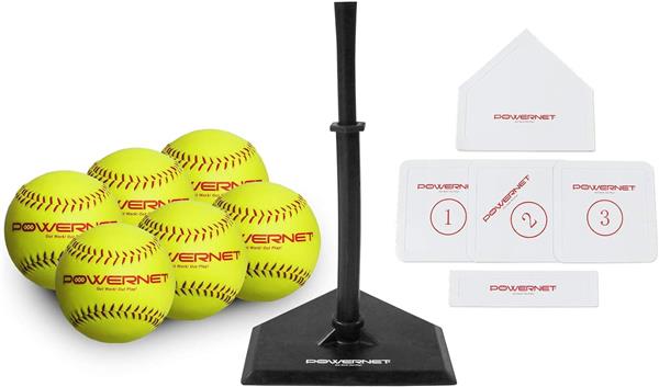 Powernet T-ball Bundle Softball (Tee, Bases, 6 Balls) 1137 - Baseball ...