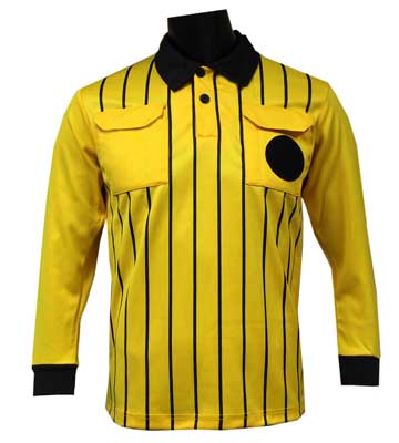 Official Soccer Referee Jerseys- LONG Sleeve-GOLD - Closeout Sale ...
