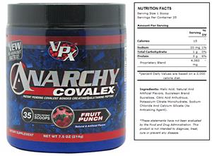 VPX Anarchy Covolex Pre-Workout Dietary Supplement - Soccer Equipment ...