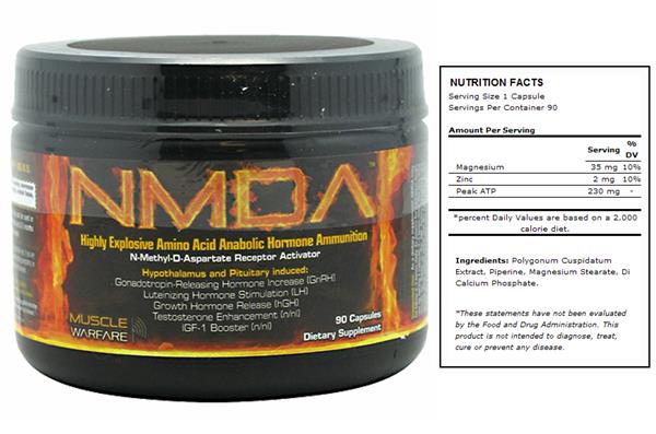 Muscle Warfare NMDA Body Building Diet Supplement - Soccer Equipment ...