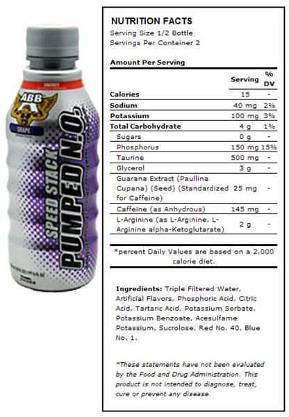 ABB Speed Stack Pumped N.O. Grape - Soccer Equipment and Gear