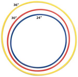 Champion Sports Hula Hoops Pack of 12 - 3 Sizes - Playground Equipment ...