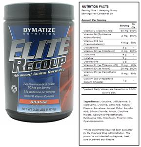 Elite Recoup Orange Amino Recovery Supplement - Soccer Equipment and Gear