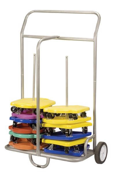 Champion Sports Steel Scooter Storage Cart - Playground Equipment and Gear