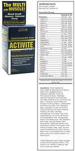 MHP Activite Sport Vitamin & Mineral Supplement - Soccer Equipment and Gear