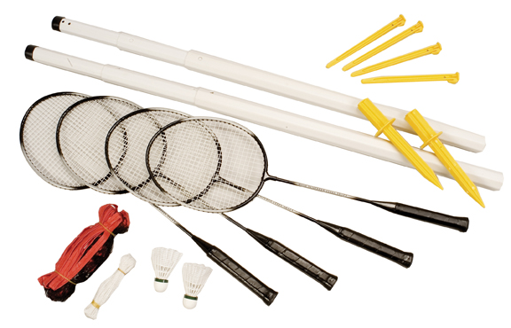 Champion Deluxe Steel Badminton Set & Carry Case - Playground Equipment ...