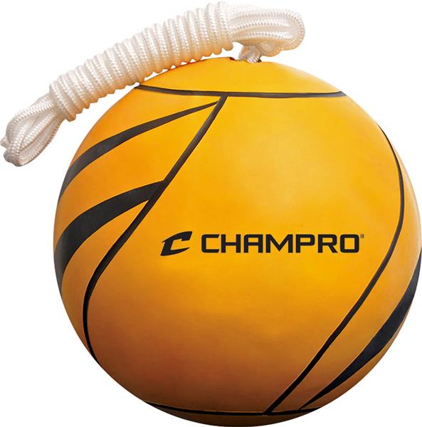 Champro Heavy Duty Yellow Rubber Tetherball - Playground Equipment and Gear