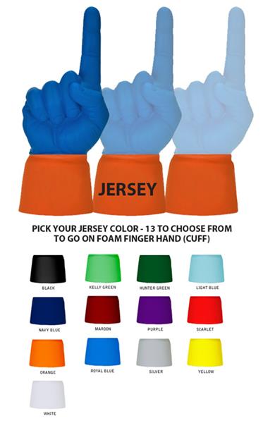 UltimateHand Foam Finger JERSEY ONLY - Soccer Equipment and Gear