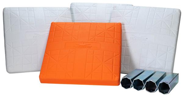 Rogers Pro Style Base Set w/Orange Base (w/anchors) - Baseball ...