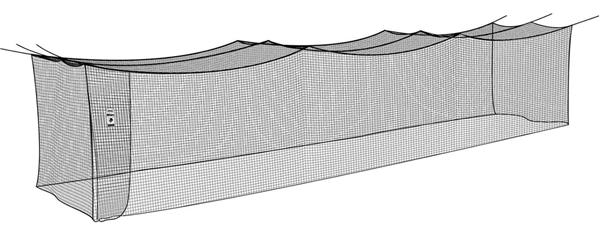 Jugs Batting Cage Nets #96 Twisted Knotted Black Polyethylene ...