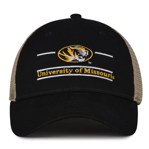 G180 The Game Missouri Tigers Relaxed Trucker Mesh Split Bar Cap ...