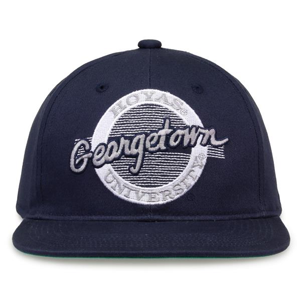 G225 The Game Georgetown Hoyas Team Color Retro Circle Throwback Cap ...