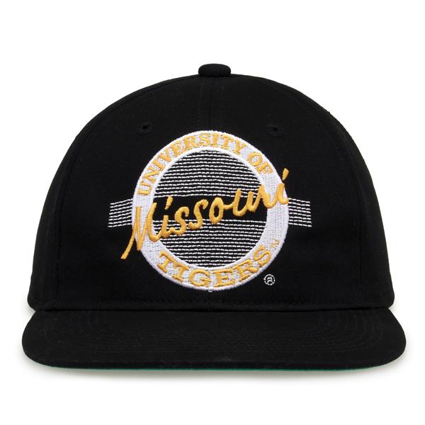 G225 The Game Missouri Tigers Team Color Retro Circle Throwback Cap ...