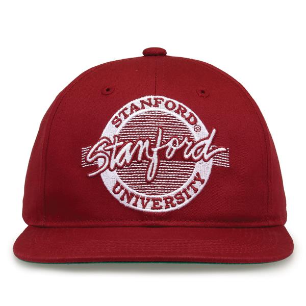 G225 The Game Stanford Cardinal Team Color Retro Circle Throwback Cap ...