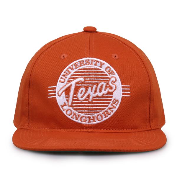 G225 The Game Texas Longhorns Team Color Retro Circle Throwback Cap ...