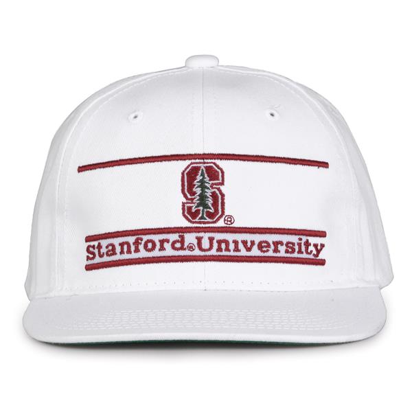 G230 The Game Stanford Cardinal White Retro Bar Throwback Cap - Fan Gear