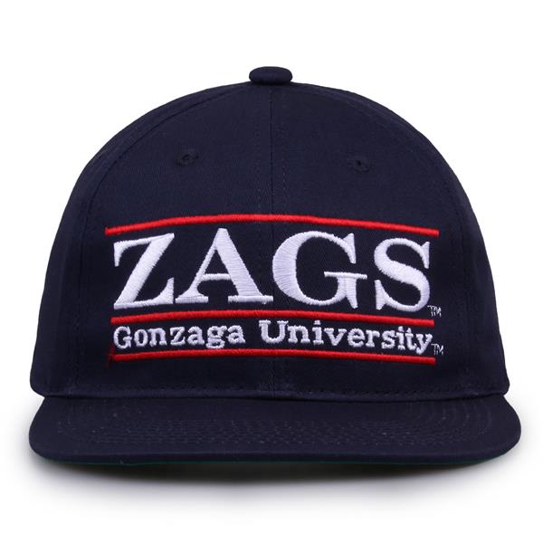 G235 The Game Gonzaga Bulldogs Team Color Retro Bar Throwback Cap - Fan ...